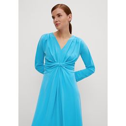 comma, COMMA Kleid Damen Gr&ouml;&szlig;e 40 t&uuml;rkis Winterkleid