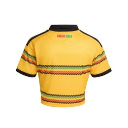 adidas Performance Trikot 'Jamaika 26 x Bob Marley' Damen Gr&ouml;&szlig;e L goldgelb / gr&uuml;n / rot / schwarz