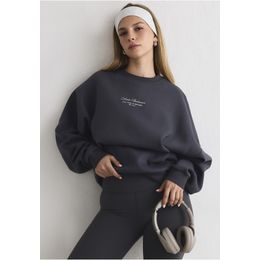 aim'n Aim'n Sweatshirt 'Script' Damen Gr&ouml;&szlig;e M grau / wei&szlig;
