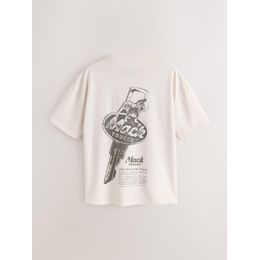 next Shirt 'Mack Trucks' male size S Ecru / Anthracite