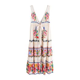 next Beach Dress female Beige size S