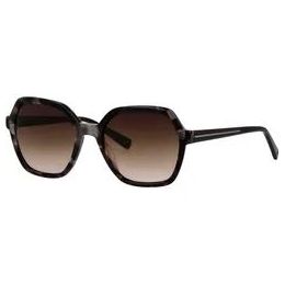 Sonnenbrille BRENDEL EYEWEAR "BRENDEL eyewear Sonnenbrille", Damen, lebhaftes beere grau marmoriert, Sonnenbrillen Sonnenbrille
