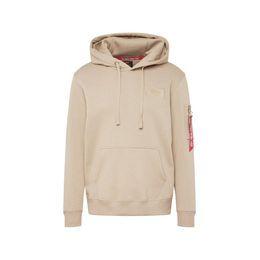 Alpha Industries Sweatshirt male Beige size XXL