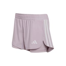adidas Performance Sportshorts 'PACER' Damen Gr&ouml;&szlig;e XL flieder / wei&szlig;