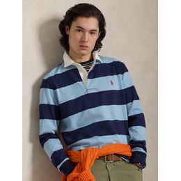 Polo Ralph Lauren Shirt Herren Gr&ouml;&szlig;e L hellblau / dunkelblau / rot