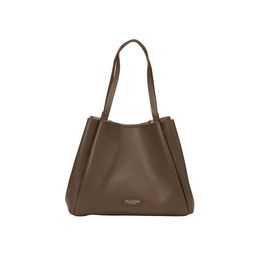 Shopper "Belli", Damen, Gr. B/H/T: 34cm x 30cm x 15cm, taupe, Leder, MARC O'POLO ACCESSORIES, Taschen Shopper, gro&szlig;e Damen Umh&auml;ngetasche, Einkaufstasche, Schultertasche