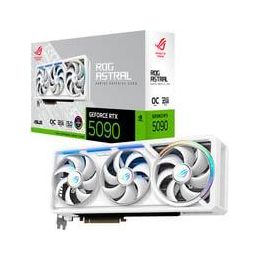ASUS GeForce RTX 5090 ROG ASTRAL GAMING OC WHITE Edition, Grafikkarte wei&szlig;, DLSS 4, 3x DisplayPort, 2x HDMI 2.1