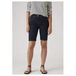 Levi's Shorts LEVI'S "SHAPING BERMUDA", Damen, Gr. 29, N-Gr, schwarzest sky, Web, Obermaterial: 80% Baumwolle, 19% Polyester, 1% Elasthan, regular fit kniefrei, Hosen Shorts, Sommerhose im Five-Pocket Style