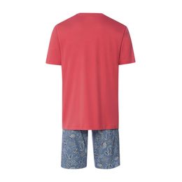 Hanro Shorty ' Night & Day ' Herren Gr&ouml;&szlig;e L blau / koralle