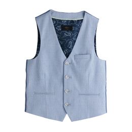 next Vest boy size 140 Light blue / White