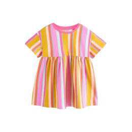 next Kleid M&auml;dchen Gr&ouml;&szlig;e 116 t&uuml;rkis / orange / hellpink / wei&szlig;