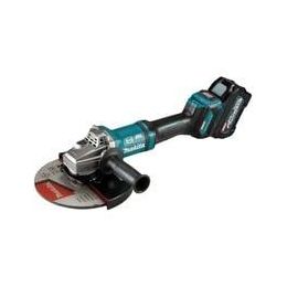 Makita Akku-Winkelschleifer GA038GT201 XGT, 40Volt blau/schwarz, 2x Li-Ion XGT Akku 5,0Ah, Koffer