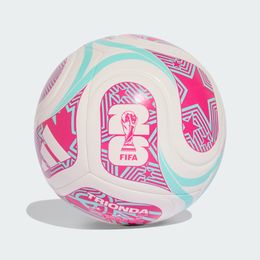 adidas Performance Ball 'FIFA Fussball-Weltmeisterschaft Trionda Club' Herren Gr&ouml;&szlig;e 5 t&uuml;rkis / pink / wei&szlig;
