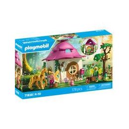 Playmobil 71838 Magic Unicorns:Feenzuhause mit Goldeinhorn und Stall, Konstruktionsspielzeug