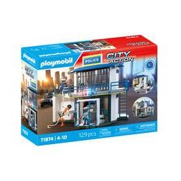 Playmobil 71874 City Action Polizeiwache mit Fahndungsraum, Konstruktionsspielzeug