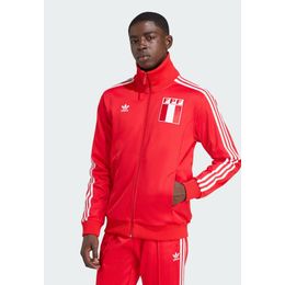 adidas originals Sportsweatjacke 'Peru' Herren Gr&ouml;&szlig;e XL rot / hellrot / wei&szlig;