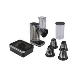 WMF K&Uuml;CHENminis Gem&uuml;seschneider Salat-to-go, Zerkleinerer edelstahl/schwarz, 150 Watt