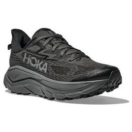 Trailrunningschuh Hoka One One "CHALLENGER 8", Damen, Gr. 40,5, schwarz, outer orbit, Synthetik, Textil, Schuhe, Trail-Running