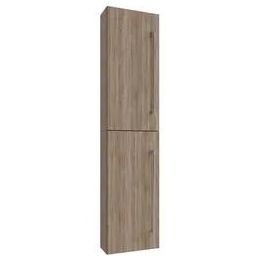 Hochschrank Vcm "Holz Badm&ouml;bel Bad Hochschrank Badschrank Badinos 2", braun (sonoma, eiche (s&auml;gerau)), B:33cm T:22cm, Obermaterial: 100% Holz Wood., Schr&auml;nke, Hochschrank
