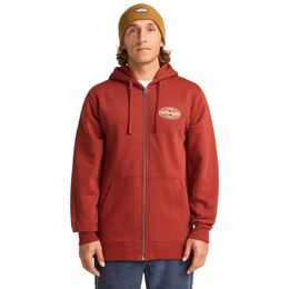 Hoodie Billabong "Foundation", Herren, Gr. M, brick, Obermaterial: 55% Walkfrottier, 25% Walkfrottier, 20% Microfaser;, Sweatshirts Hoodie