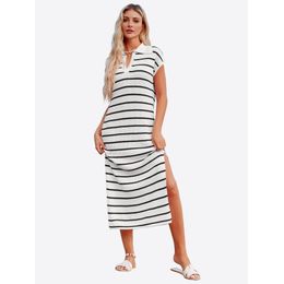 Imily Bela Kleid Damen Gr&ouml;&szlig;e L schwarz / wei&szlig;