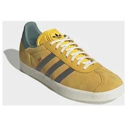 Sneaker Adidas PERFORMANCE "Adidas GAZELLE", Herren, Gr. 47, bogold, none, purrub, Leder, Schuhe Sneaker, Jamaika Bob Marley