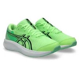 Laufschuh asics "PATRIOT 14 GS", Kinder, Gr. 39,5, illuminate gr&uuml;n, schwarz, Synthetik, Schuhe Laufschuh, f&uuml;r Kinder & Jugendliche