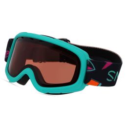 Smith GAMBLER SKI | Skibrillen Unisex | Fassung: Acetat Gr&uuml;n | Glasfarbe: Rose