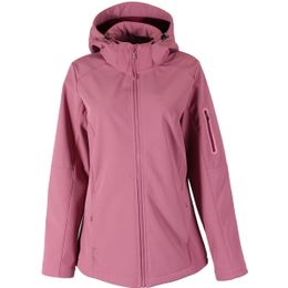 Outdoorjacke McKINLEY "Da.-Jacke Kadino II W", Damen, Gr. 36, schwarz, Obermaterial: 95% Polyester, 5% Elasthan, eingesetzt elastischer Bund verstellbar, Jacken Outdoorjacke