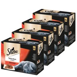 48x85g Sheba Selection in Sauce Herzhafte Komposition Multipack