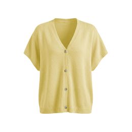 Imily Bela Strickjacke Damen Gr&ouml;&szlig;e M limone