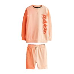 Baker By Ted Baker Set Jungen Gr&ouml;&szlig;e 98 orange / koralle / wei&szlig;