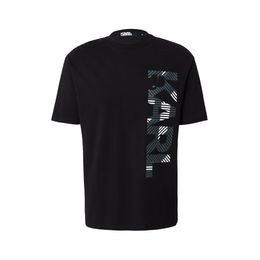 K by KARL LAGERFELD Karl Lagerfeld T-Shirt Herren Gr&ouml;&szlig;e L jade / schwarz / wei&szlig;