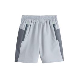 next Sportshorts Jungen Gr&ouml;&szlig;e 122 grau / dunkelgrau / neongr&uuml;n