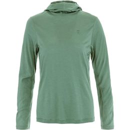 Fj&auml;llr&auml;ven Fj&auml;llr&auml;ven Damen Hoodie Abisko Wool Patina Green (Gr&ouml;&szlig;e: L)