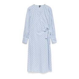 V&eacute;ro Moda Vero Moda Kleid 'VMFANNI' Damen Gr&ouml;&szlig;e 34 blau / hellblau / wei&szlig; Sommerkleid