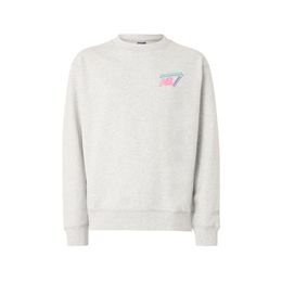 New Balance Sweatshirt Herren Gr&ouml;&szlig;e L blau / aqua / rosa / wei&szlig;meliert