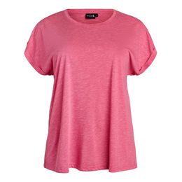 Active By Zizzi Funktionsshirt 'Abex' Damen Gr&ouml;&szlig;e 11XL/12XL pinkmeliert