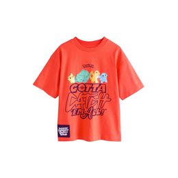 next T-Shirt Jungen Gr&ouml;&szlig;e 116 azur / gelb / orangerot / schwarz