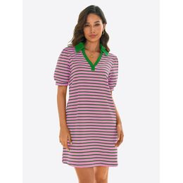 Imily Bela Kleid Damen Gr&ouml;&szlig;e 36 gr&uuml;n / pink Sommerkleid
