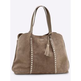 Heine Witt Damen Tasche, taupe, Gr&ouml;&szlig;e 0