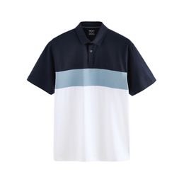 next Poloshirt Herren Gr&ouml;&szlig;e XL blau / navy / wei&szlig;