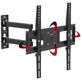 Vcm TV-Wandhalterung "TV Wandhalterung Halter ausziehbar neigbar B-SN400", schwarz, B:44cm T:8cm, Ger&auml;tehalterungen