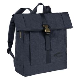 Rucksack Camel Active "Journey", Gr. B/H/T: 38cm x 38cm x 15cm, blau, Nylon, aufgeraut, bestickt, clean, unifarben, Rucks&auml;cke Rucksack, aus leichtem robusten Nylon, funktional perfekt f&uuml;r alle Lebenslagen