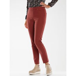 WITT Damen Schlupfhose mit elastischem Bund, rotbraun, Gr&ouml;&szlig;e 48