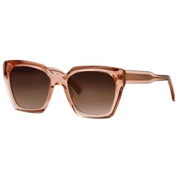 Marc O'Polo Sonnenbrille MARC O'POLO "Modell 506240", Damen, ros&eacute;, transparent, durchscheinend, leicht gl&auml;nzend, Sonnenbrillen Sonnenbrille, Form Butterfly, Logoschriftzug auf B&uuml;gel, Kunststofffassung