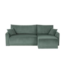 M&ouml;bel Kraft Ecksofa mit Schlaffunktion Malyn gr&uuml;n Ma&szlig;e (cm): B: 235 H: 85 T: 146.0 &raquo; M&ouml;bel Kraft