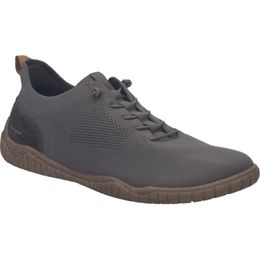 Sneaker Josef Seibel "Wallace 05, asphalt", Herren, Gr. 43, grau (asphalt), Obermaterial: 80% Rindsleder Leather cow. 20% Textilmaterial TEXMAT., Schuhe Sneaker