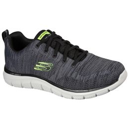 Sneaker Skechers "TRACK", Herren, Gr. 39, grau, Textil, meliert, Schuhe Sneaker, Freizeitschuh, Halbschuh, Schn&uuml;rschuh mit gepolsterter Innensohle