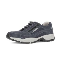 Sneaker Gabor "Sneaker low", Herren, Gr. 40,5, blau, Schuhe Sneaker